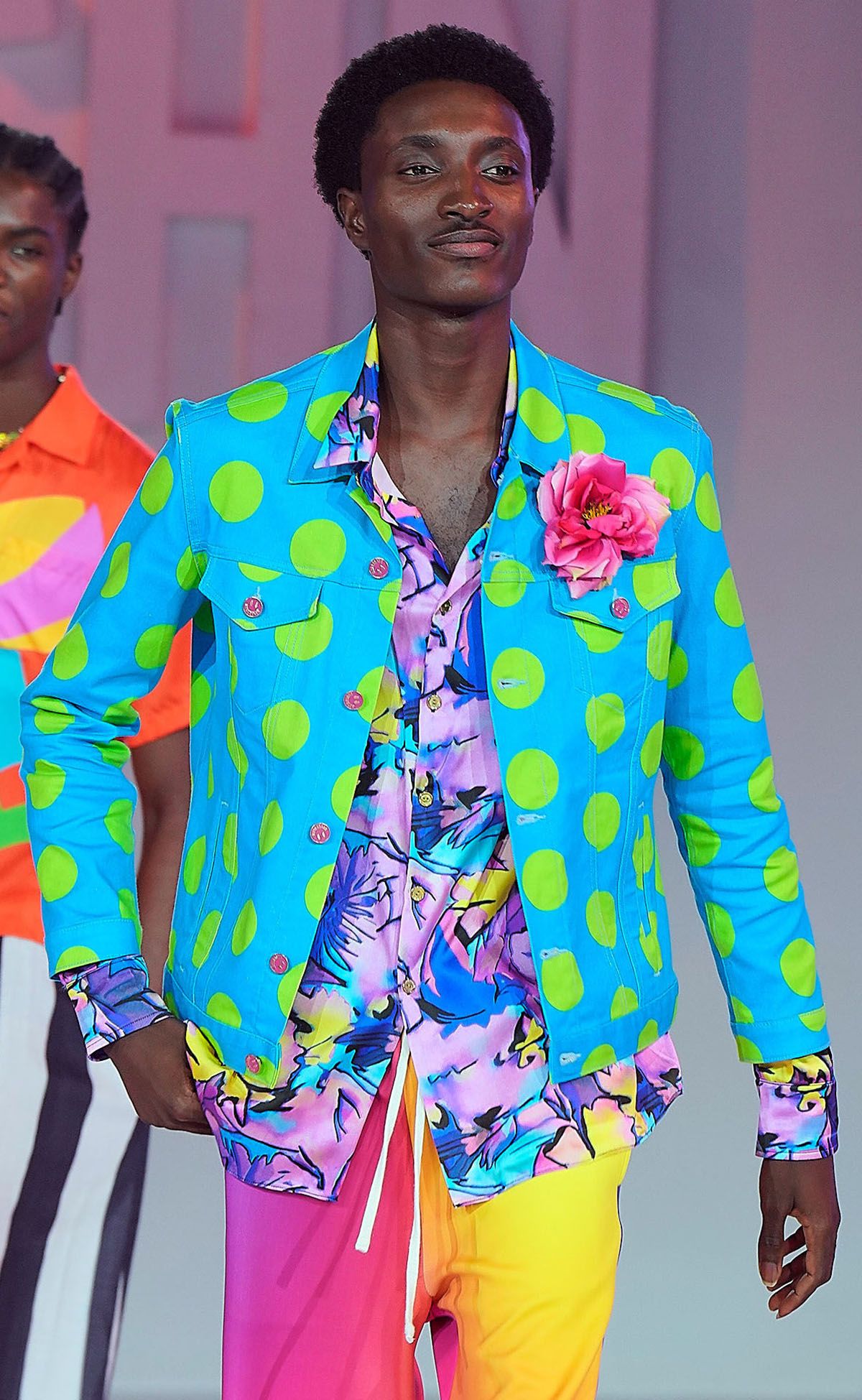 Genderless Dot Denim Jacket | bruceglen – BruceGlen