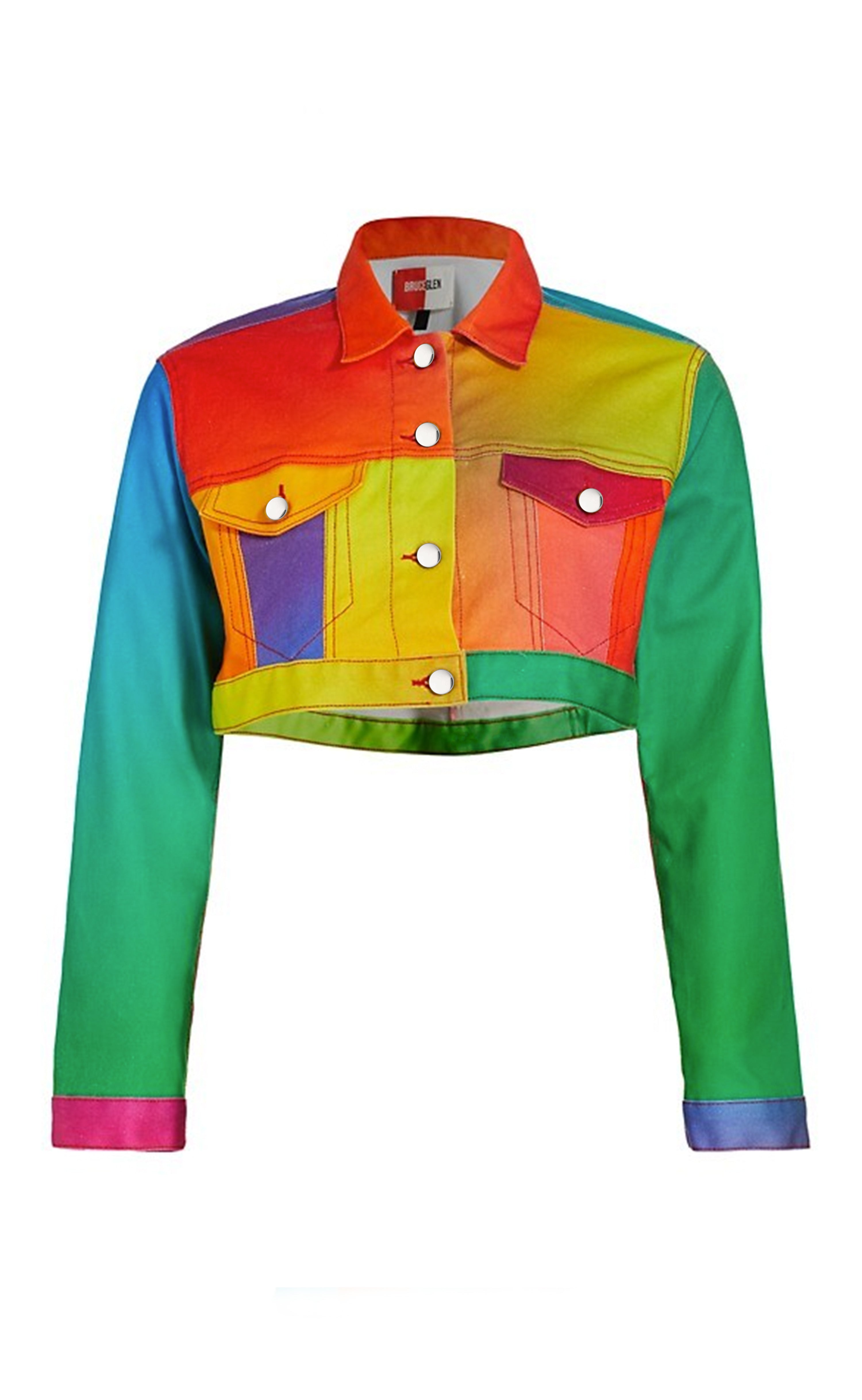 Prism Cropped Denim Jacket | bruceglen – BruceGlen